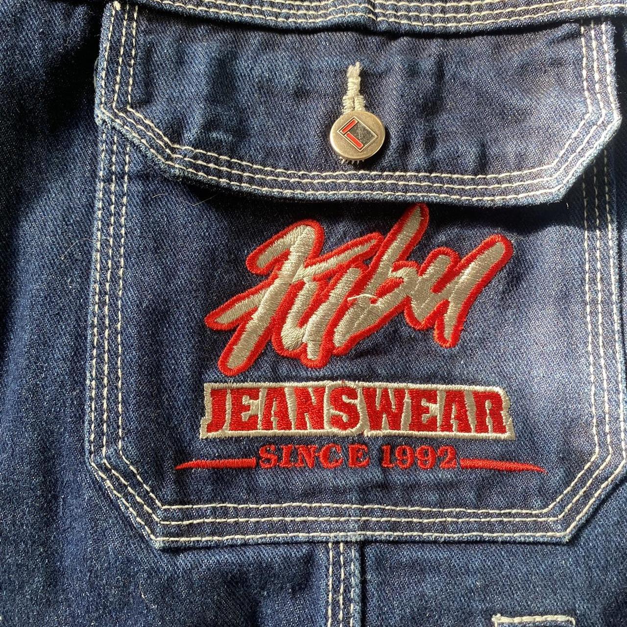 XXL #Fubu denim jacket. Oversized hip hop fit. #y2k... - Depop