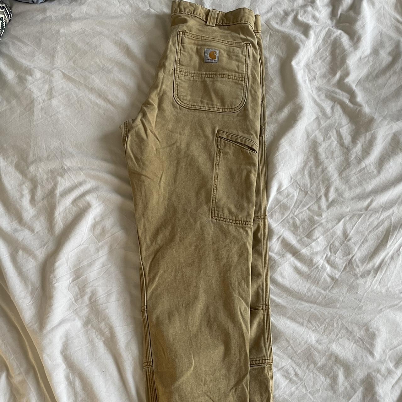 Vintage Carhartt Double Knee Work Trousers Vintage... - Depop