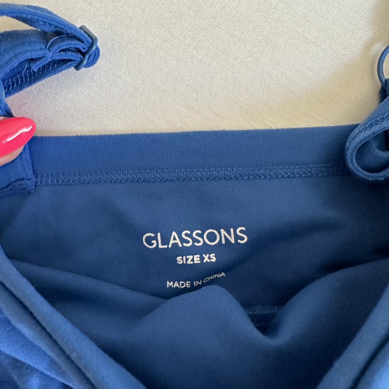 GLASSONS blue workout set never worn size XS SPORTS... - Depop