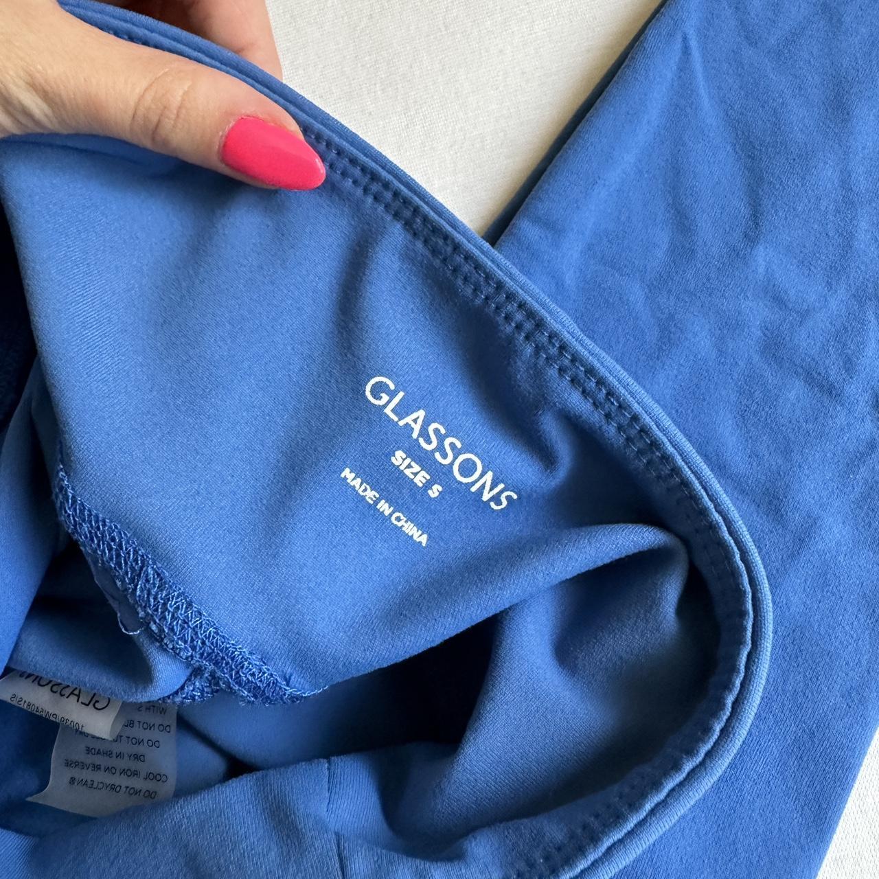 GLASSONS blue workout set never worn size XS SPORTS... - Depop