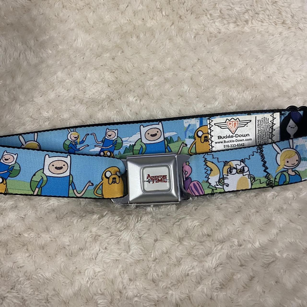 Adventure Time Buckle-Down Belt Good Condition,... - Depop