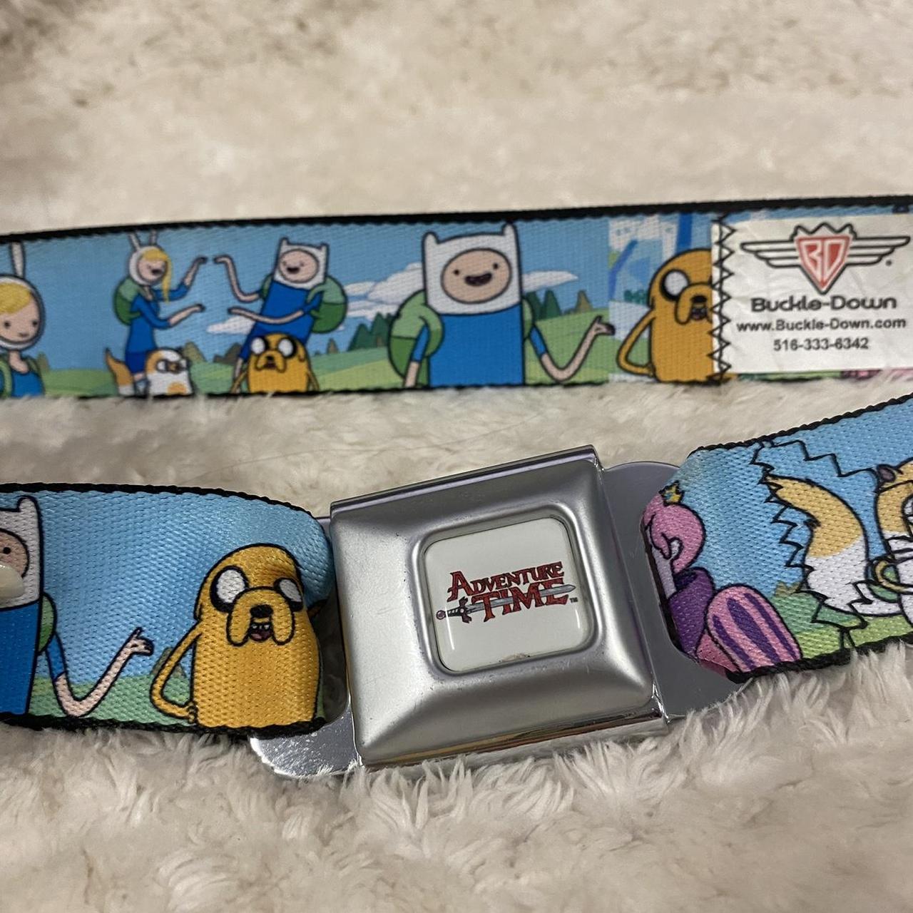 Adventure Time Buckle-Down Belt Good Condition,... - Depop