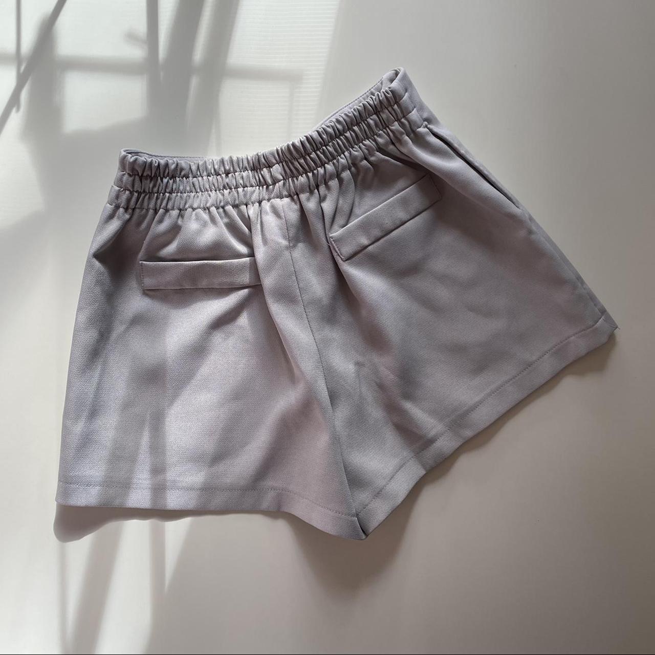 Grey Skorts Skirt with shorts underneath Side... - Depop