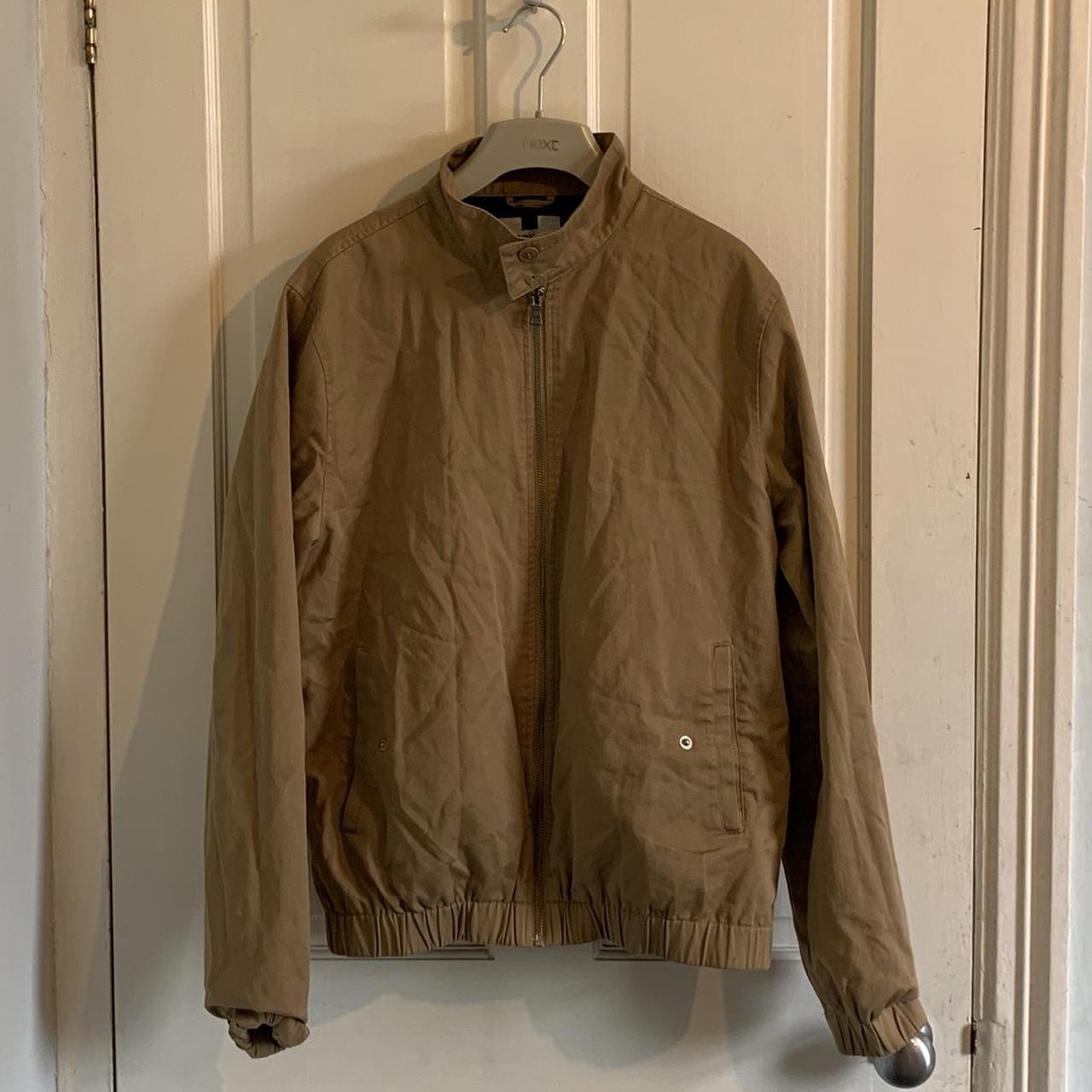 Topman beige Harrington jacket Vintage Would fit a... - Depop