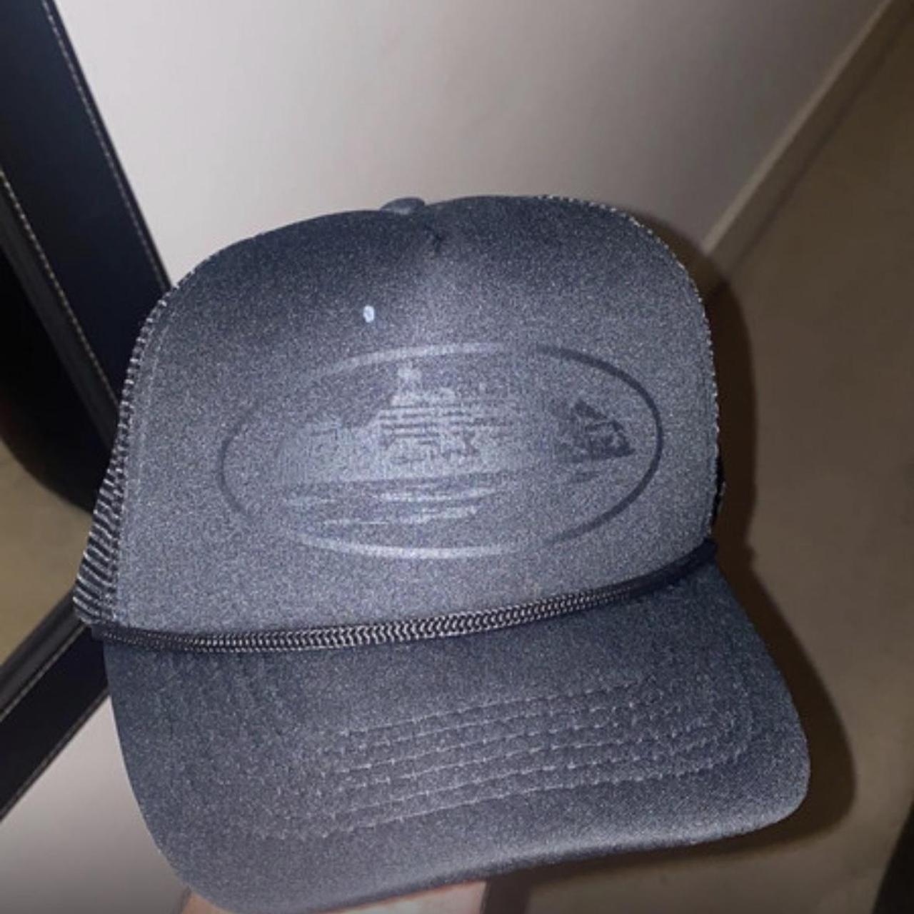 Corteiz All Black Cap Excellent condition - worn... - Depop