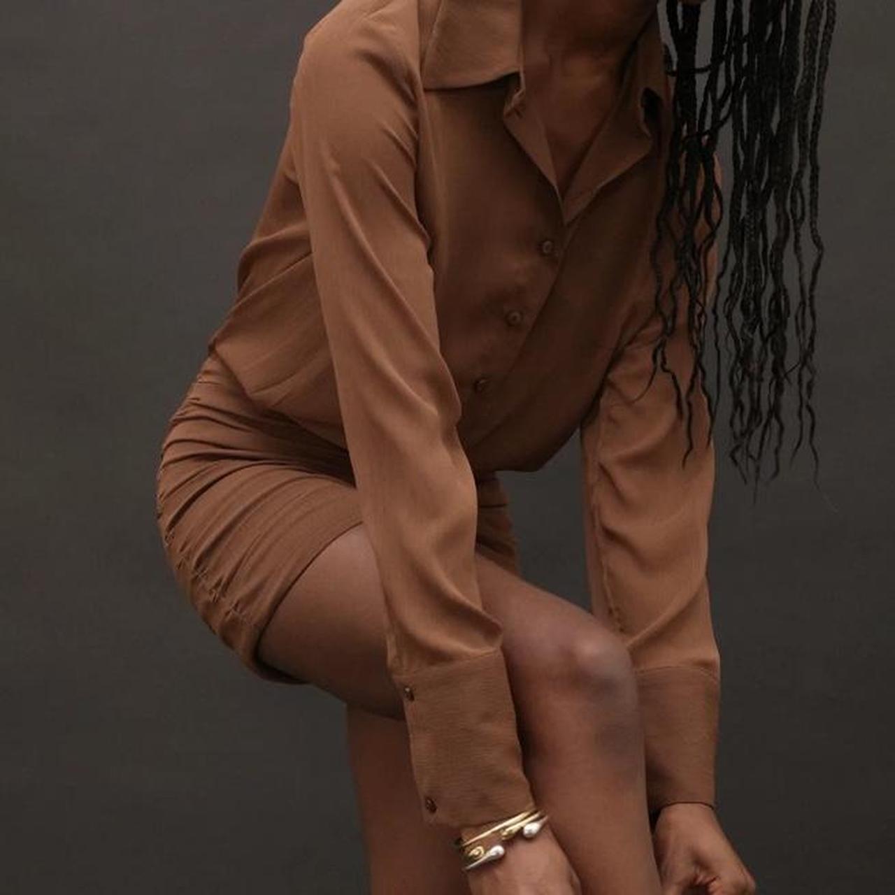 HANSEL & GRETEL | CARLISLE MINI DRESS CACAO Size:... | Depop