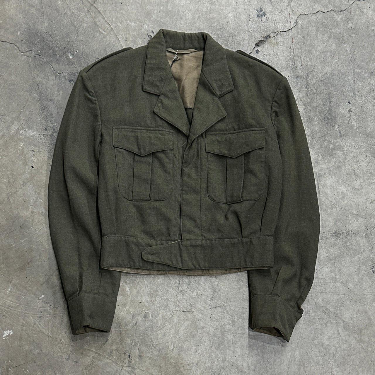 Vintage 1950s Us Army Wool Ike Jacket Tagged Depop