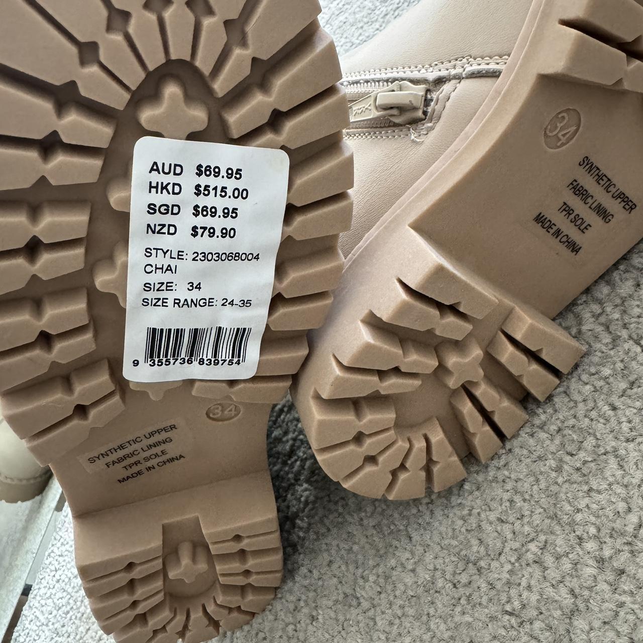 Brand new Seed boots Size 34 Never worn RRP $69 - Depop