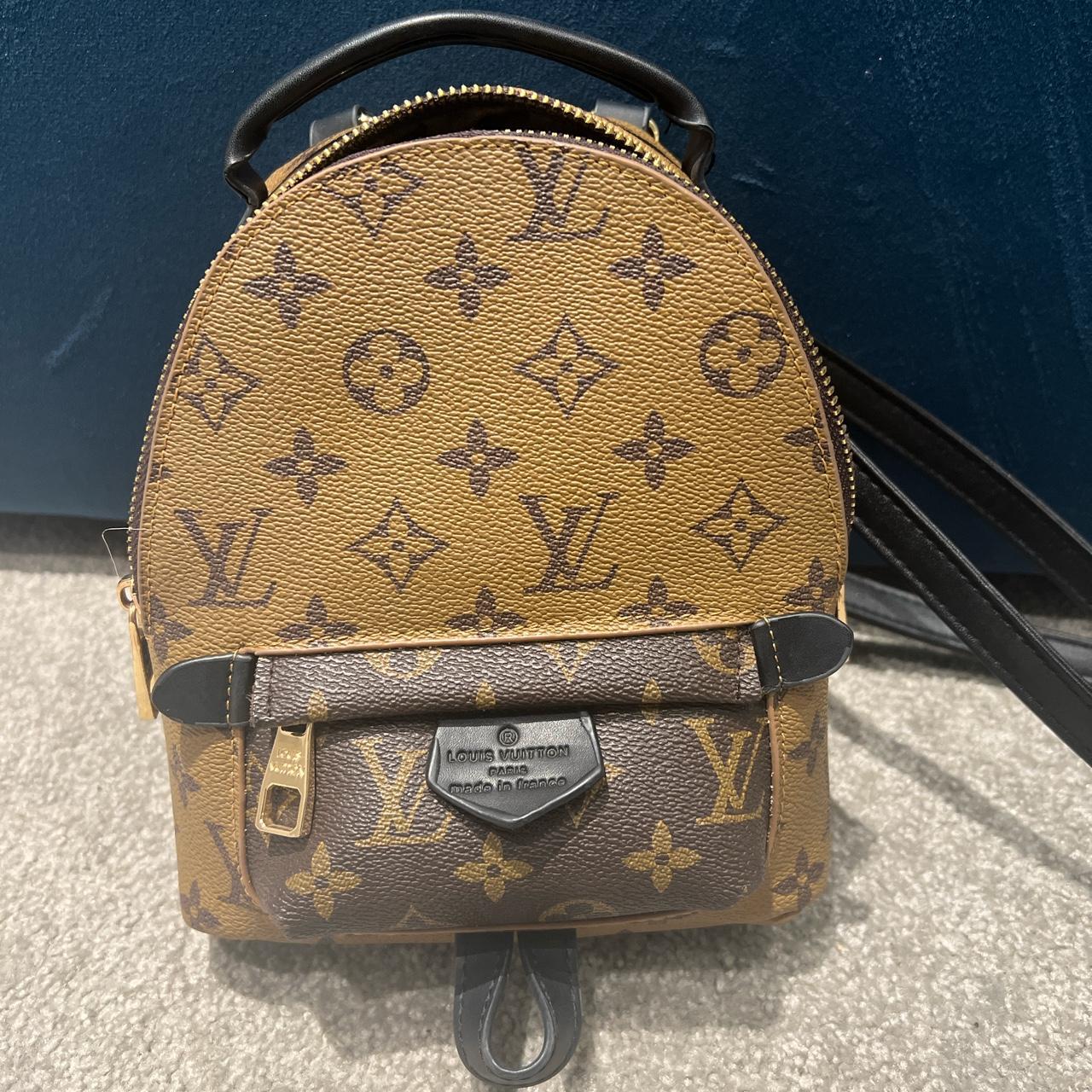 LV small back pack with adjustable strap Has... - Depop