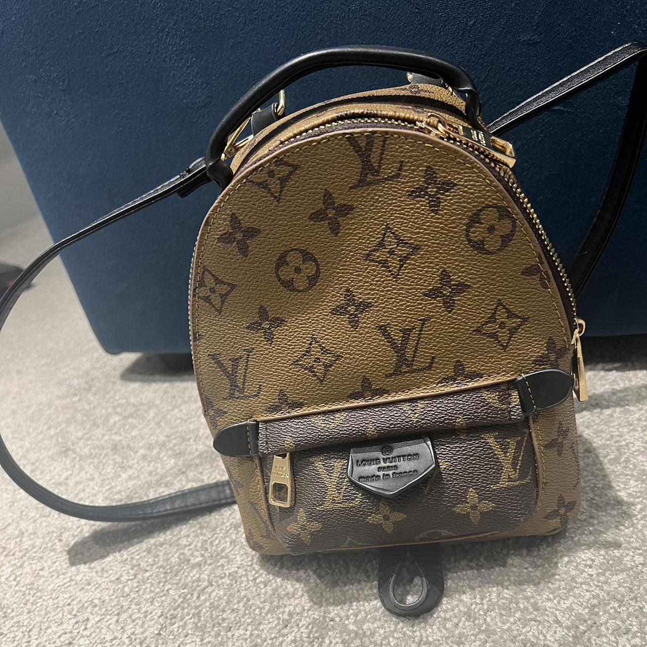 LV small back pack with adjustable strap Has... - Depop