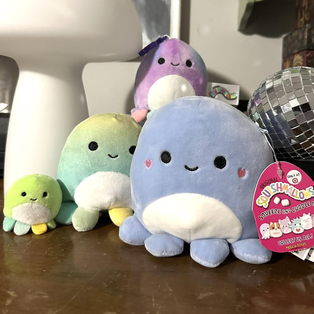 Squishmallows Octopus Bundle •5 inch violet with... - Depop