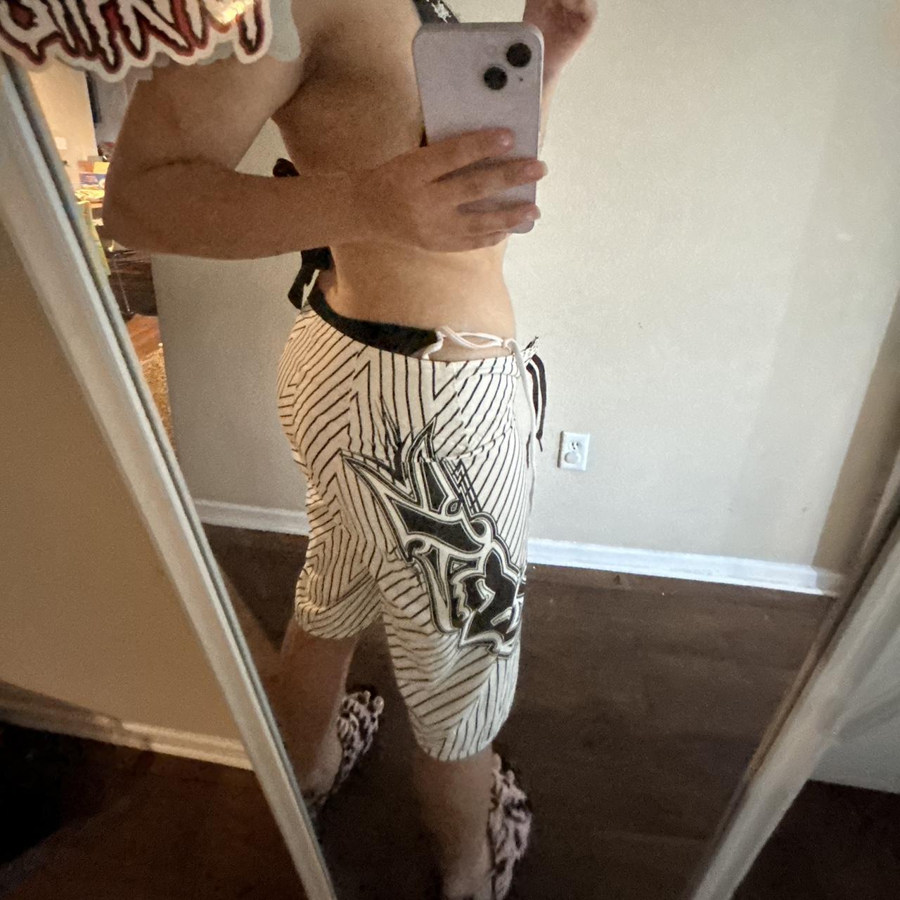 Fox racing y2k swimming trunks ⁂ 🗡️ sick asf fox... - Depop