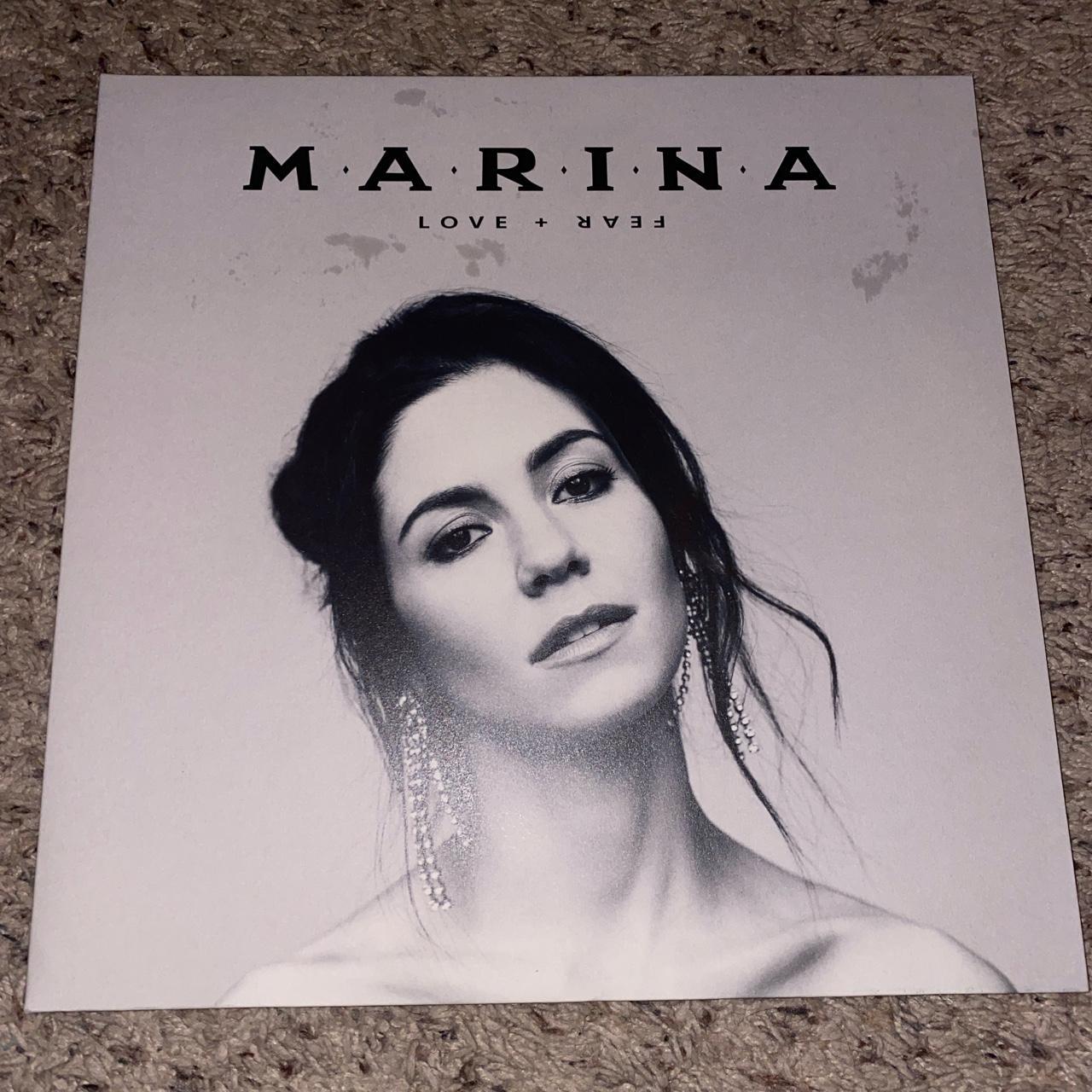 Marina love + fear album vinyl record Marks on front... - Depop