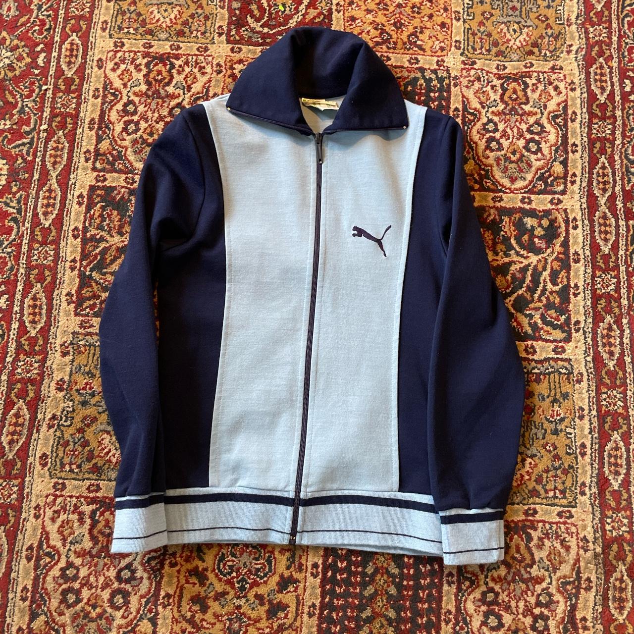 Vintage 1970s Puma Diana track top leisure wear... - Depop