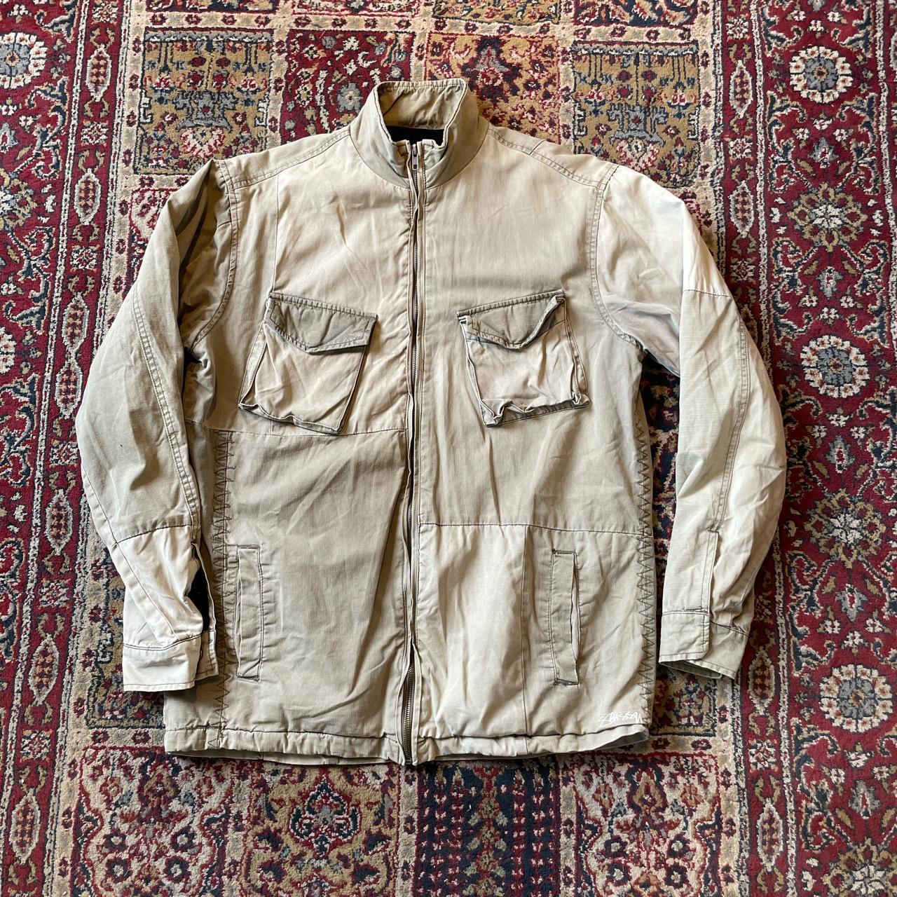 2010s Stussy Authentic patchwork Field Jacket Uk... - Depop