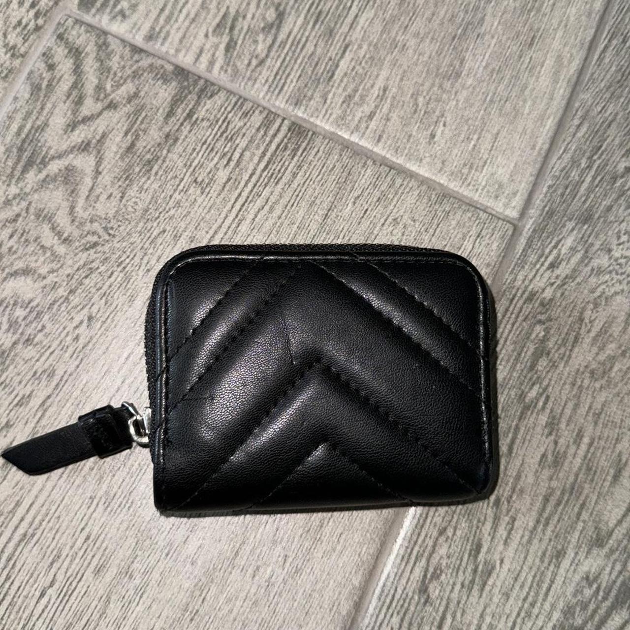 Black padded mini card holder #cardholder #wallet... - Depop