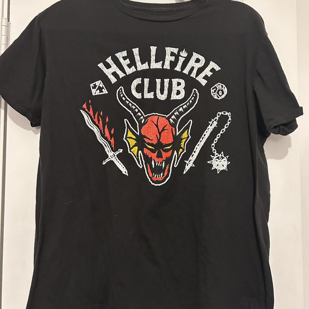 Hellfire club T shirt. Size L. (all clothes washed... - Depop