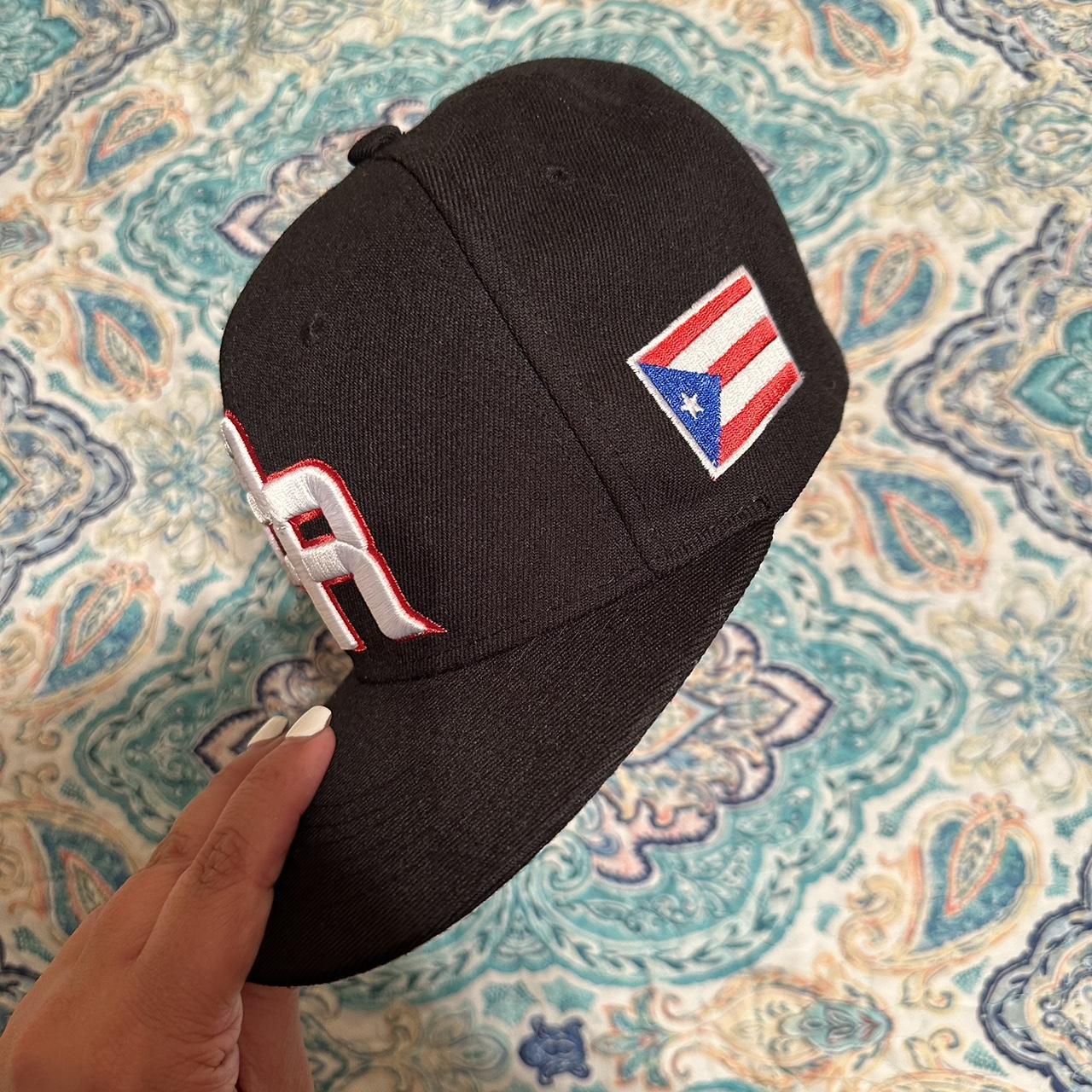 Puerto Rico MLB black SnapBack cap only tried on... - Depop