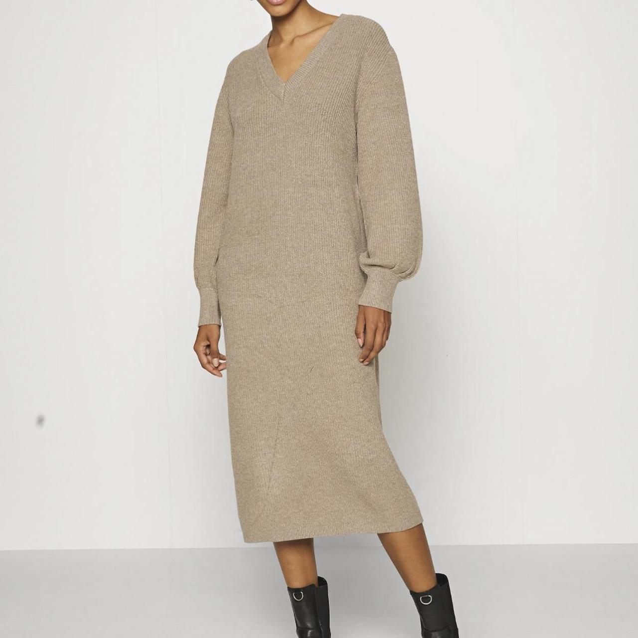 OBJECT OBJMALENA KNITTED JUMPER DRESS XS but very... - Depop