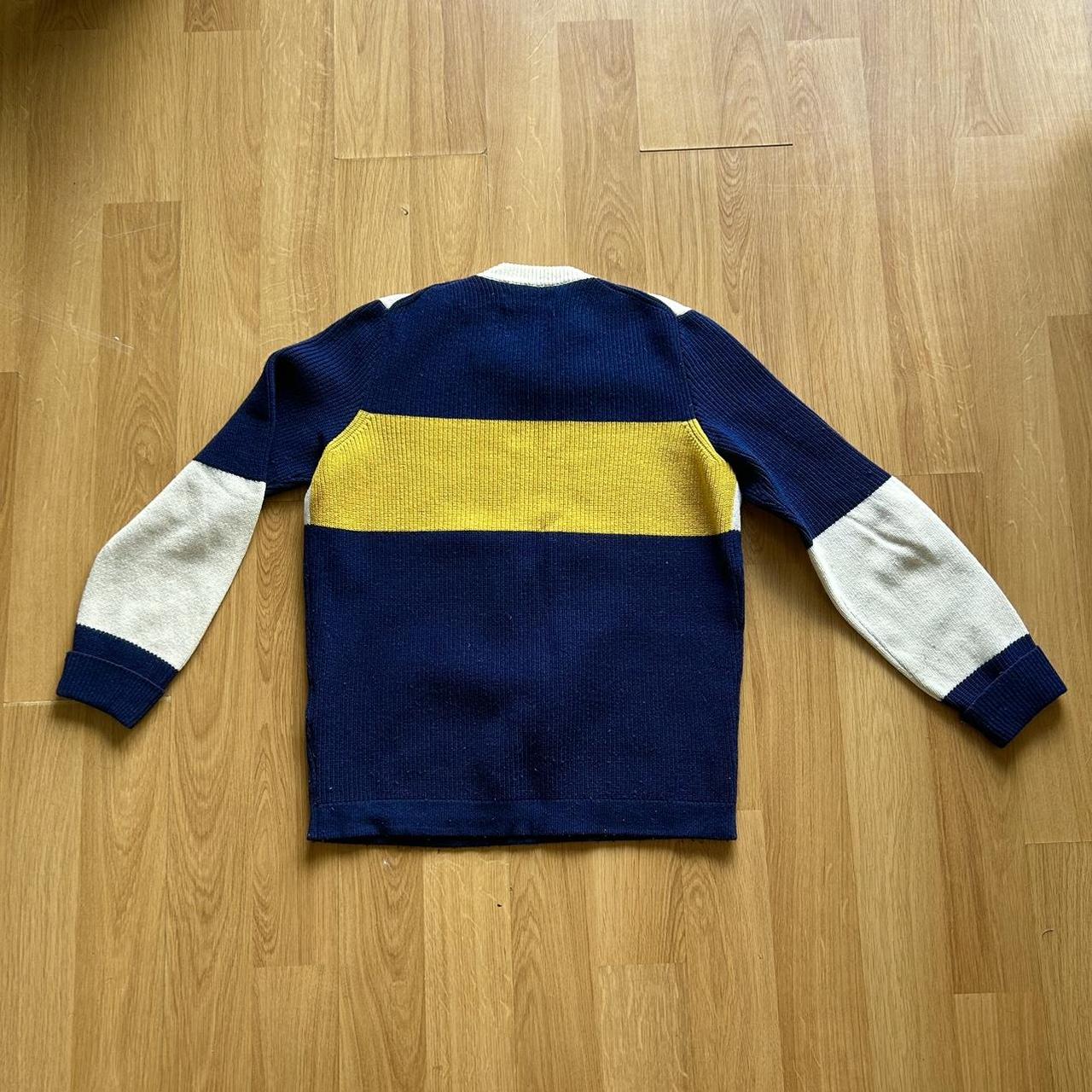 Stone Island Two Tone Embroidered Compass Knit Size... - Depop
