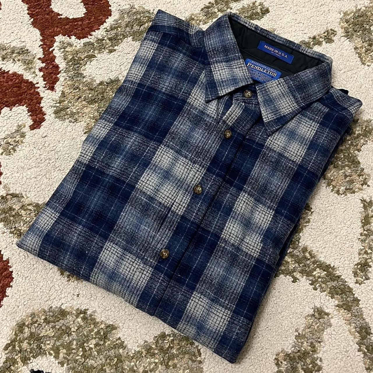 Vintage 80s Pendleton Flannel Brand new Mens large... - Depop