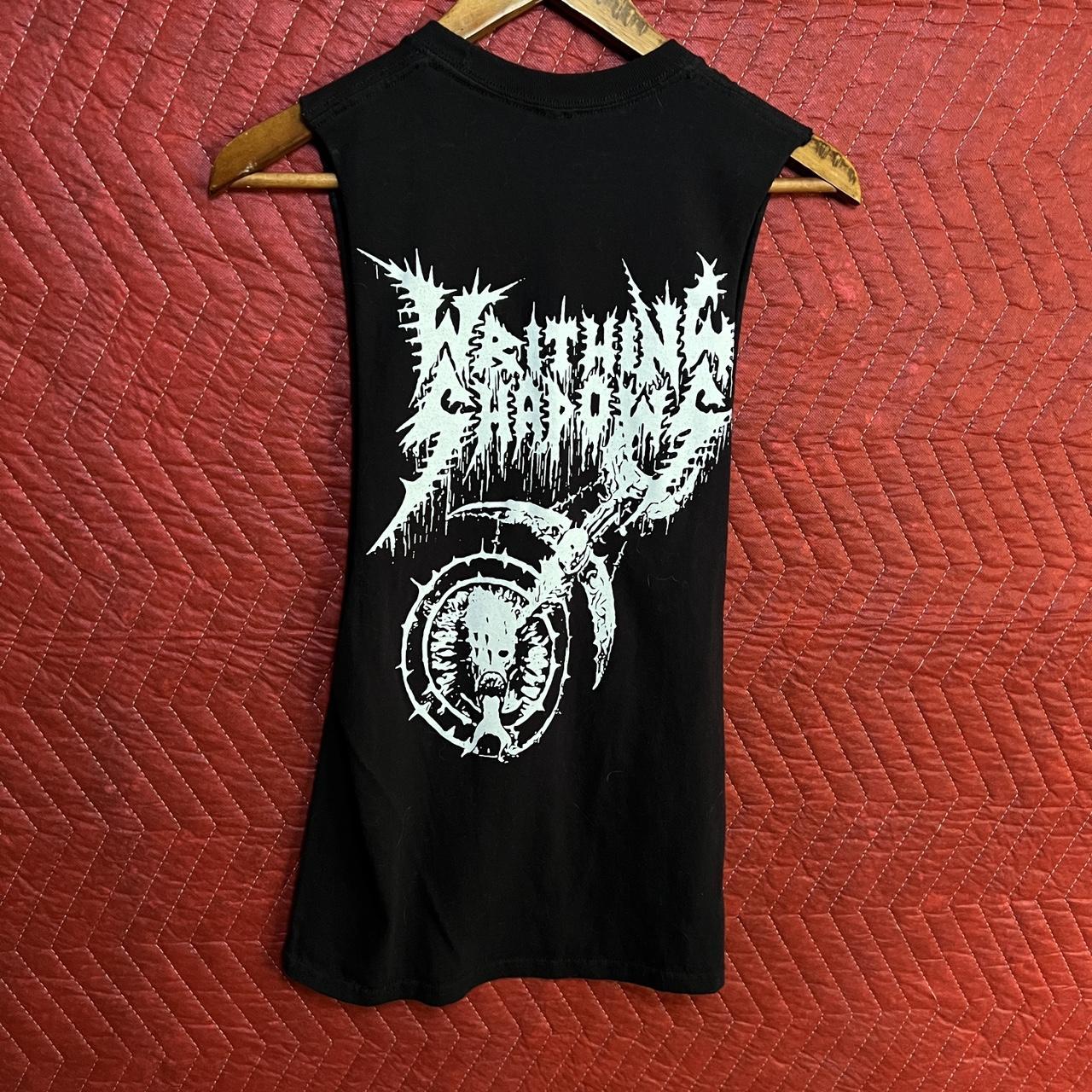 Writhing shadows deep cut shirt Was a size small... - Depop
