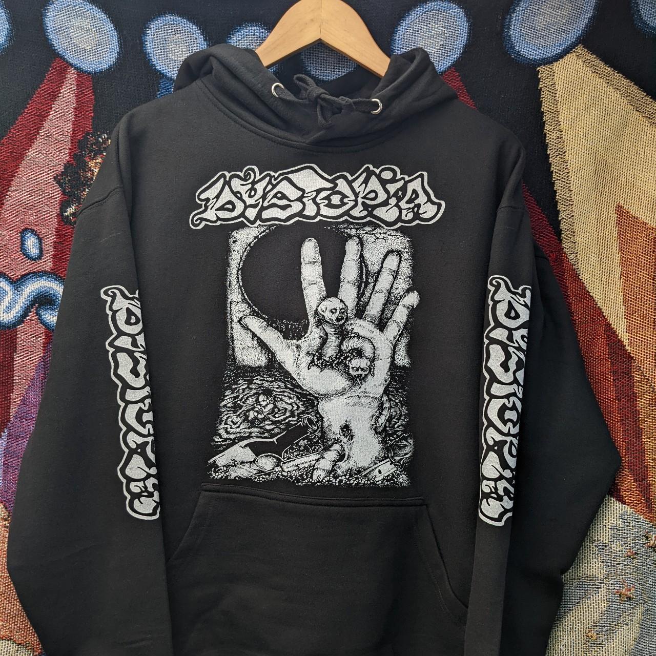 Dystopia hoodie / sweater. Brand new, 80/20 blend.... - Depop