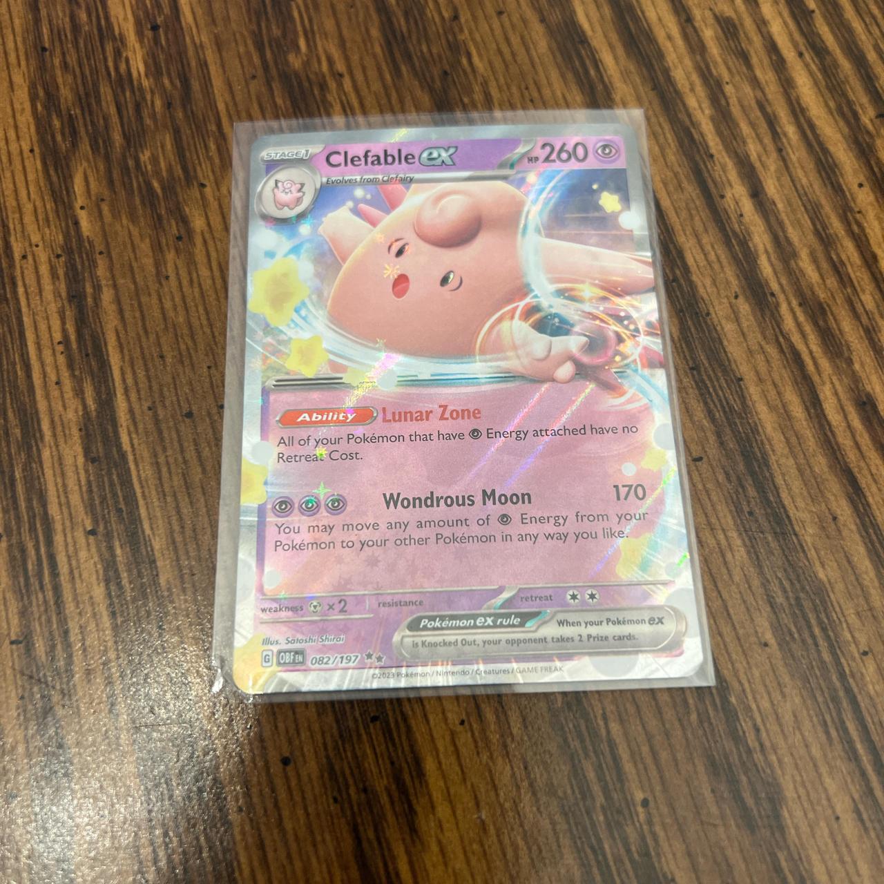 Clefable EX Pokemon card ♡ #pokemon #tcg | Depop