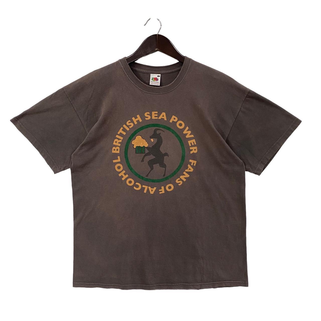 💥VINTAGE BRITISH SEA POWER Britpop band rare tee... | Depop