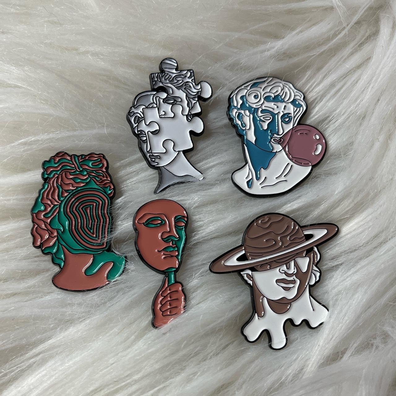 Greek statue enamel pin set #pin #enamel #enamelpin... - Depop