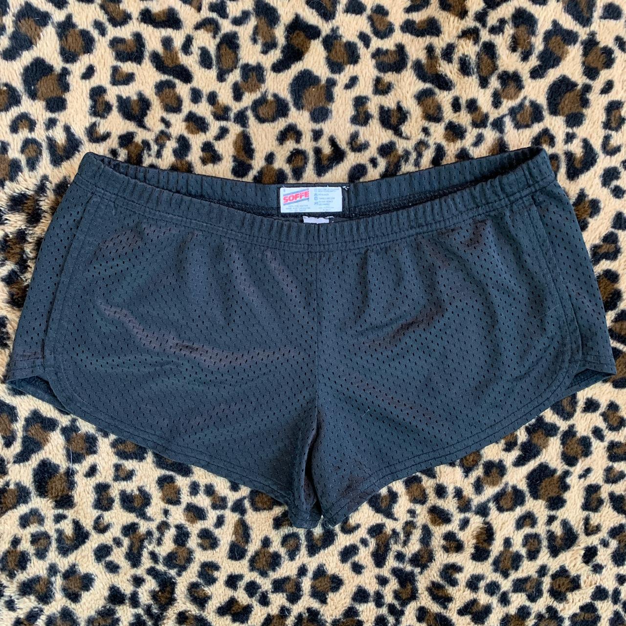 Vintage Soffee micro mini mesh shorts - Thrifted... - Depop