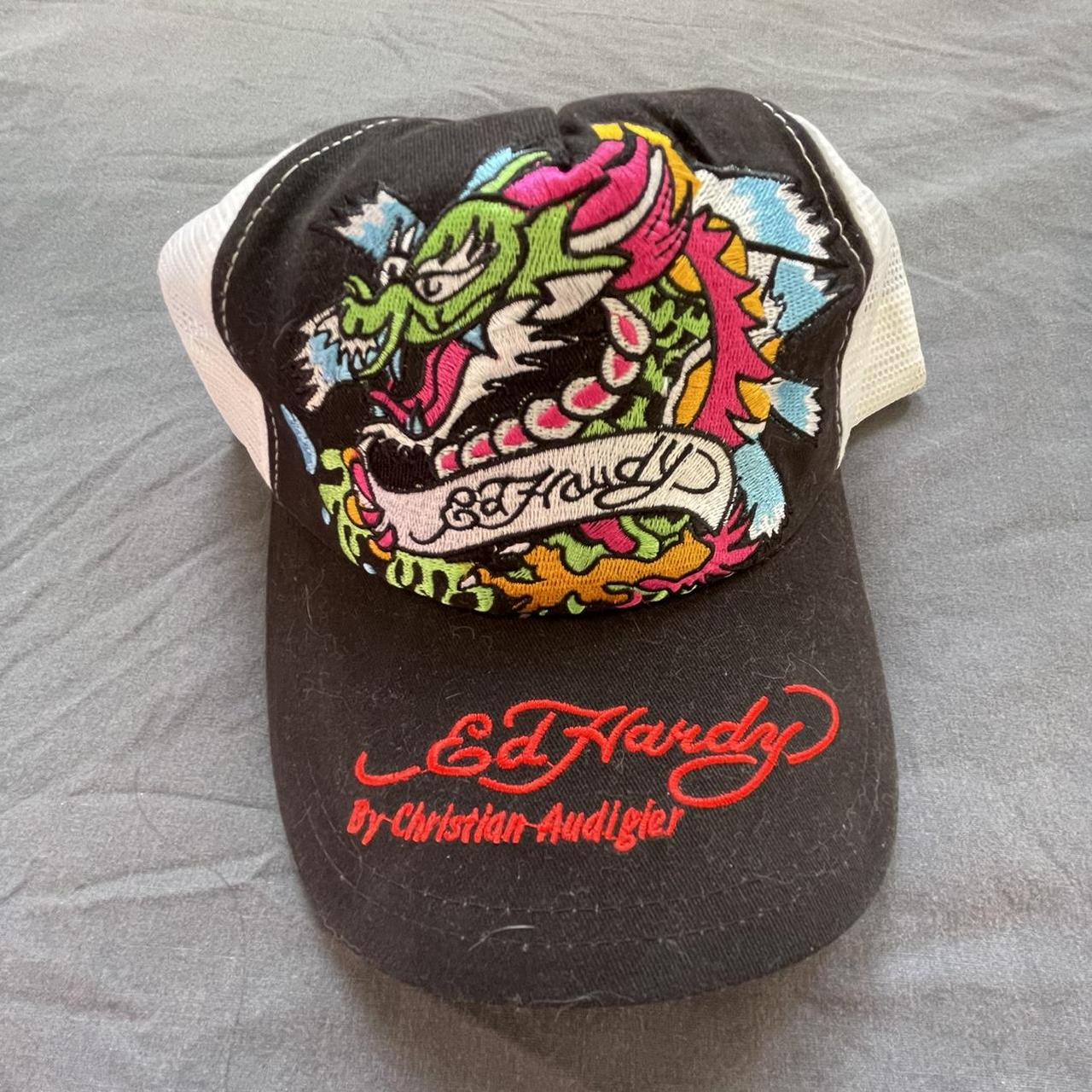 set of ed hardy trucker hats 💖 if you’d like to but... - Depop