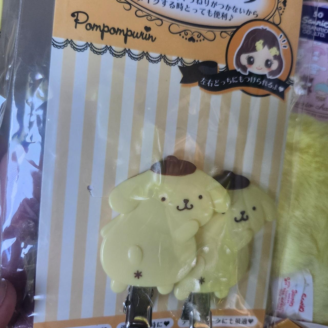 Pompompurin hair clips from japan! Brand new in... - Depop