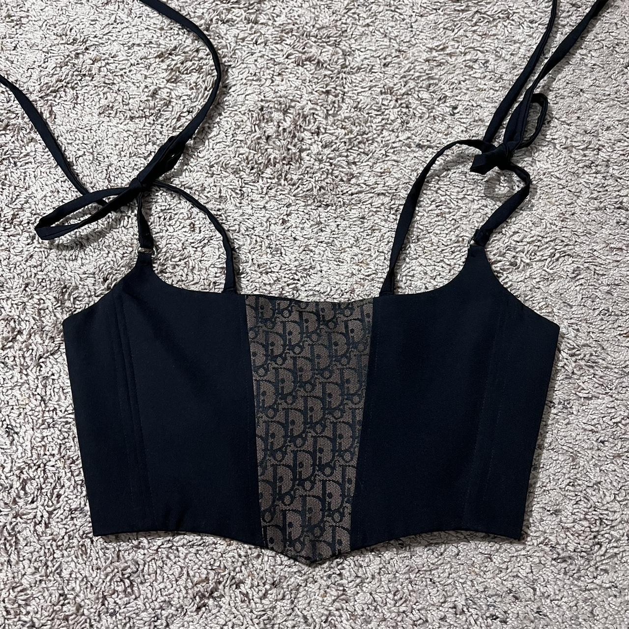 Reworked Dior Corset Top Purchased from Wet Dreams... - Depop