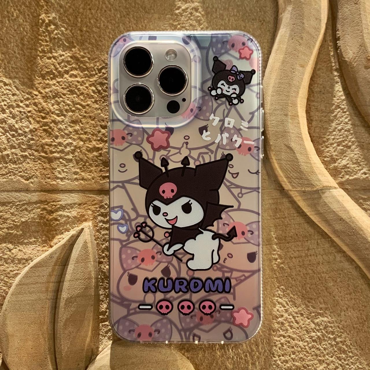 🔮Super Cute Adorable Kuromi Design Sliver Coating... - Depop