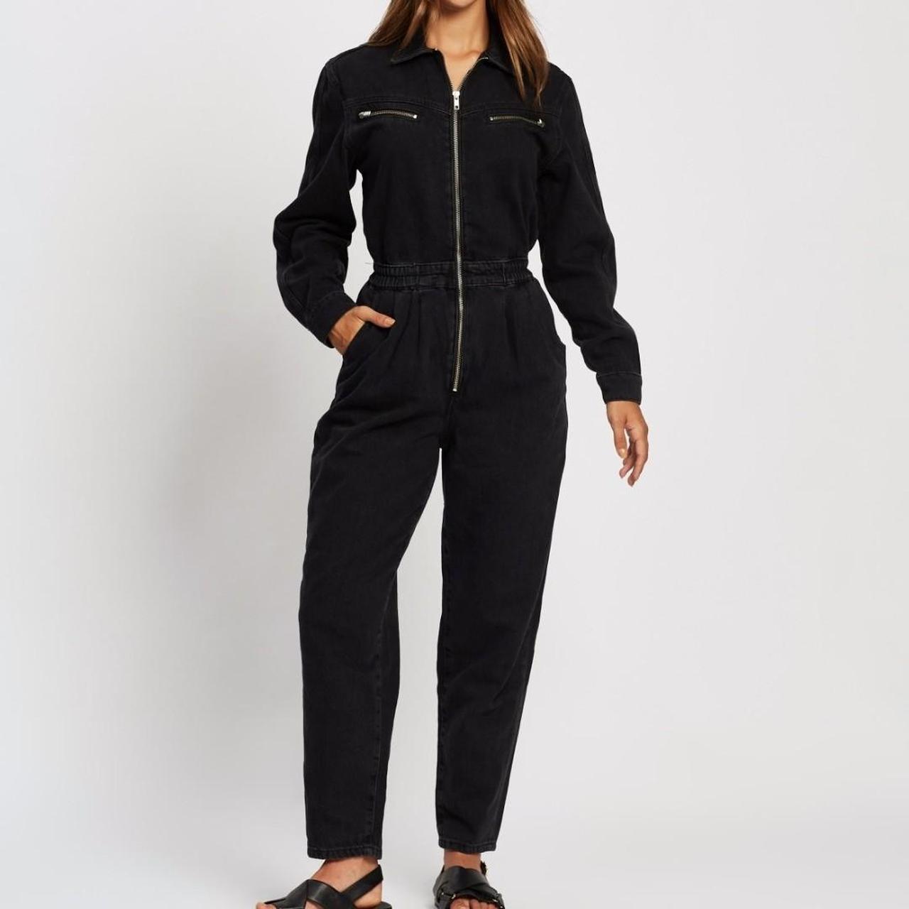 Stylish MANGO one-piece suit in size small, classic... | Depop