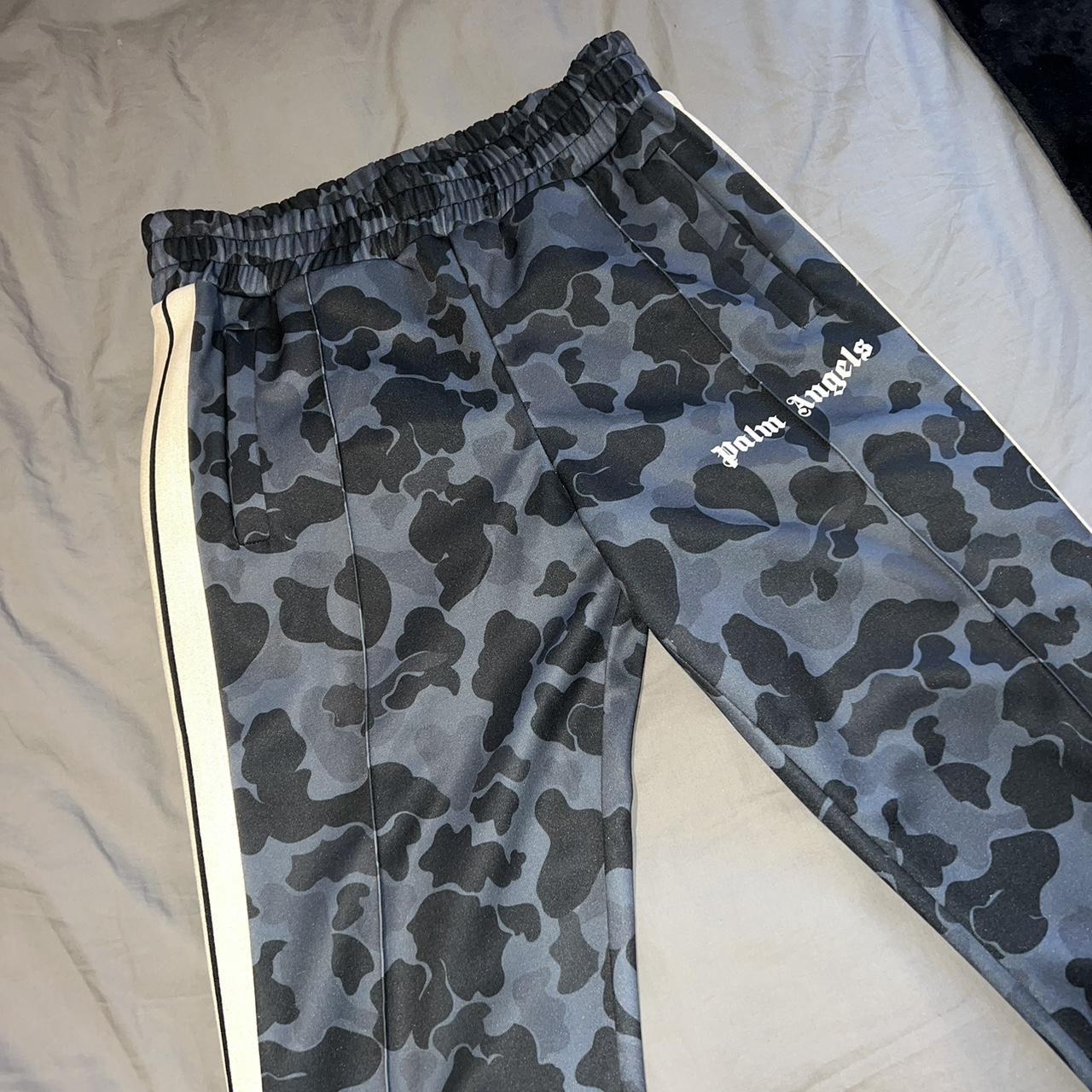 Palm angles camo track pants SIZE M RRP £285... - Depop