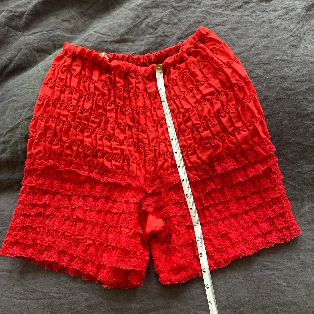 Red vintage high waisted bloomer shorts ️🎀 - Depop