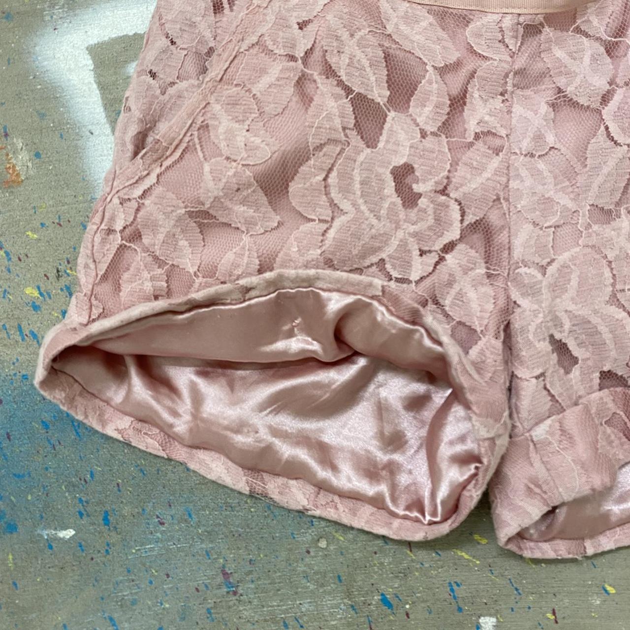 Pink lacey Coquette Lolita satin bloomers boy... - Depop