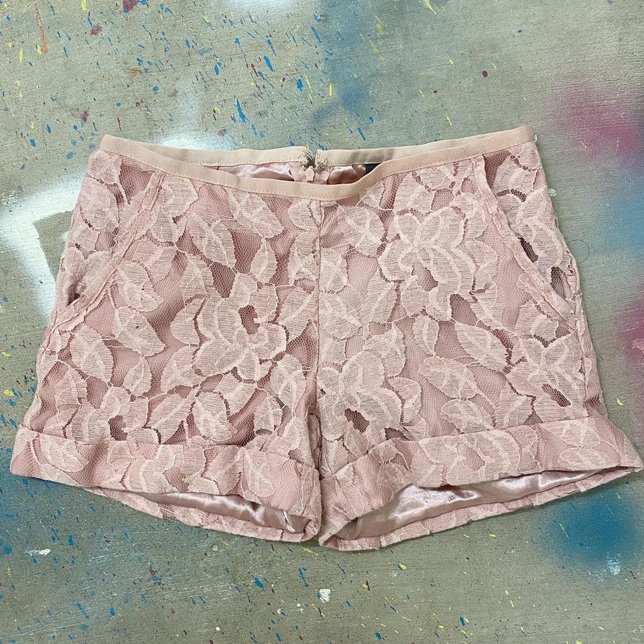 Pink lacey Coquette Lolita satin bloomers boy... - Depop