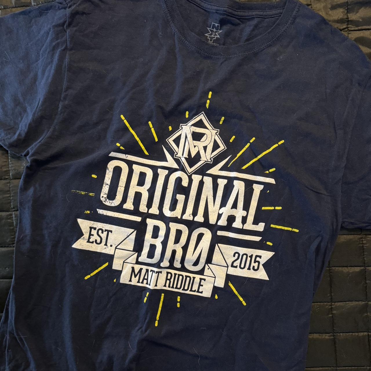 WWE official NXT Matt Riddle t-shirt Size M Great... - Depop