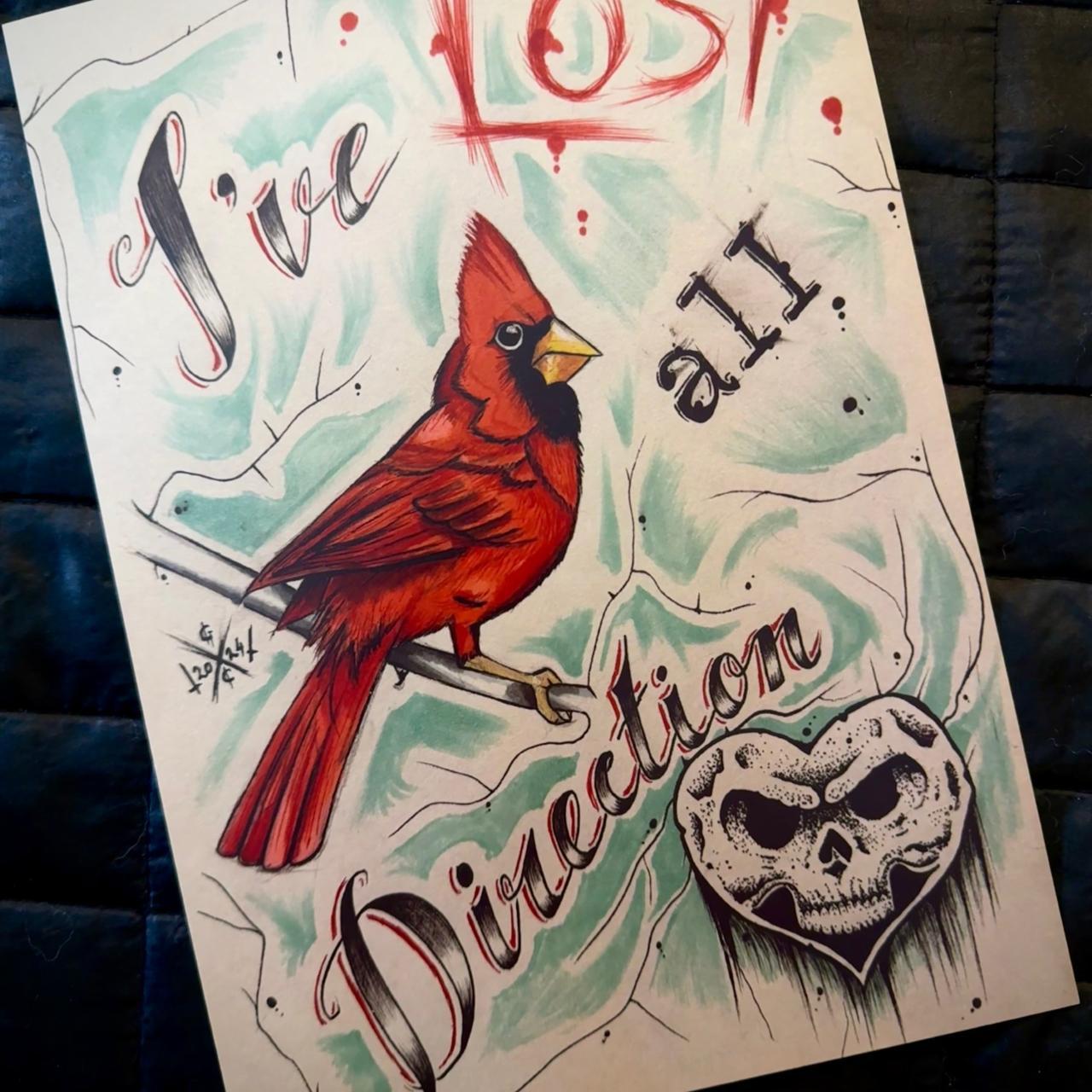 AOF Cardinal A4 print An A4 print based on my... - Depop