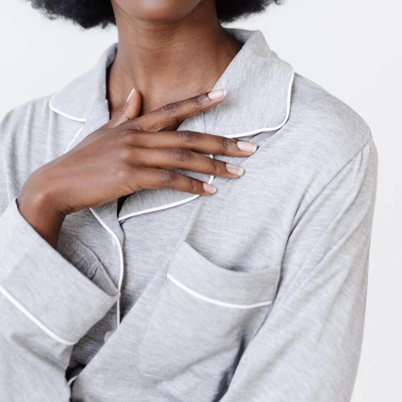 Women's Silver and Grey Pajamas | Depop