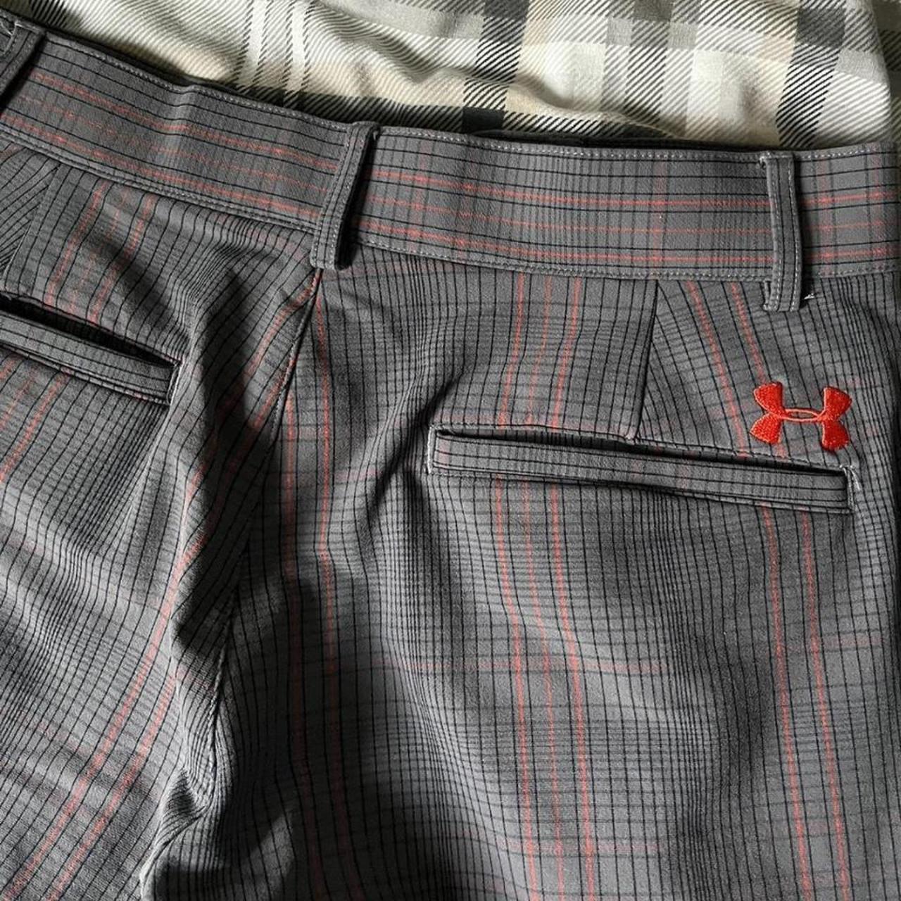Checkered under armor golf trousers. #golf #sport... - Depop