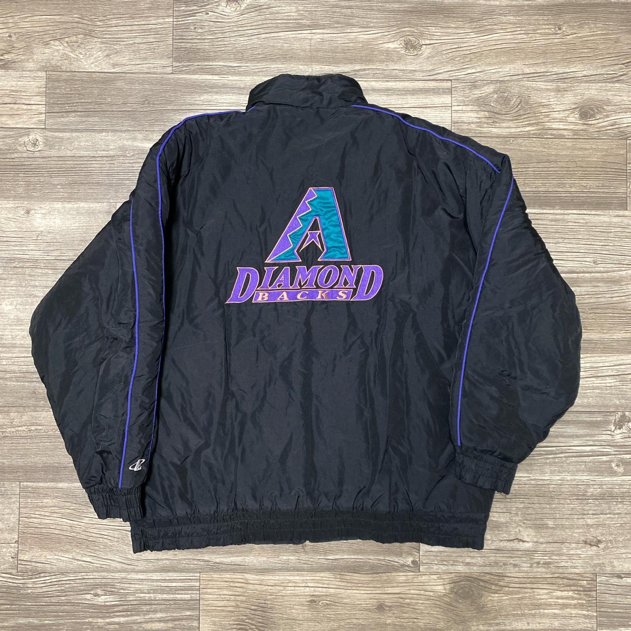 Vintage Arizona Diamondbacks Logo Athletic Jacket... - Depop