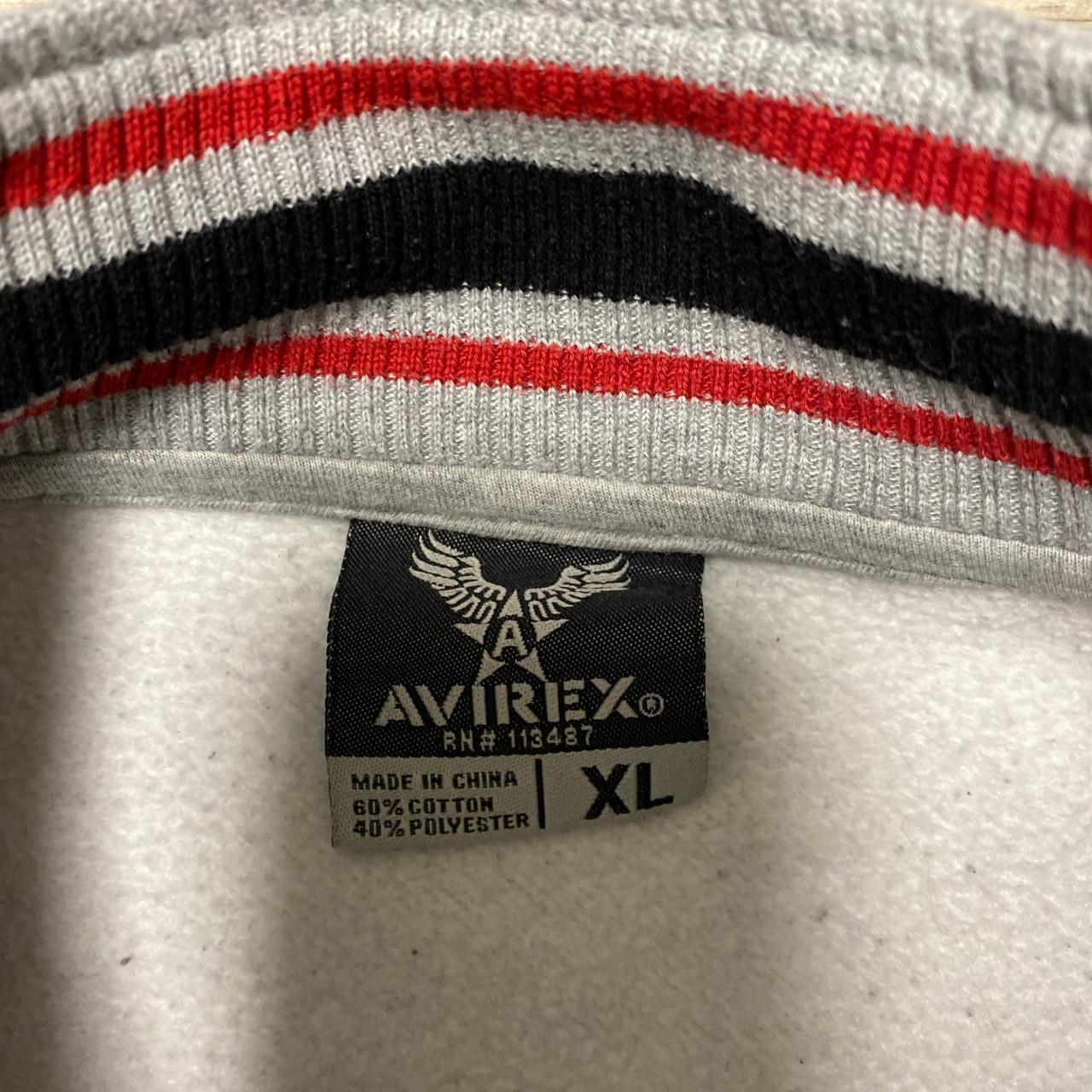 Vintage Avirex Embroidered Logo Hoodie Condition:... - Depop