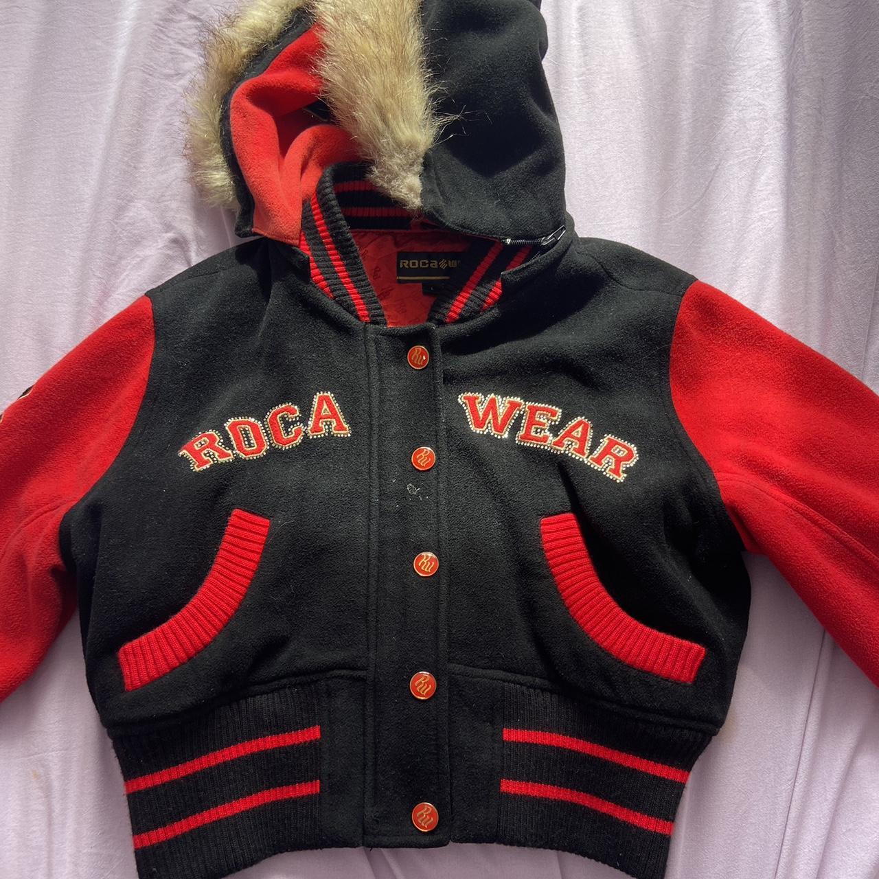Stunning Y2k Rocawear cropped jacket I’m so sad to... - Depop