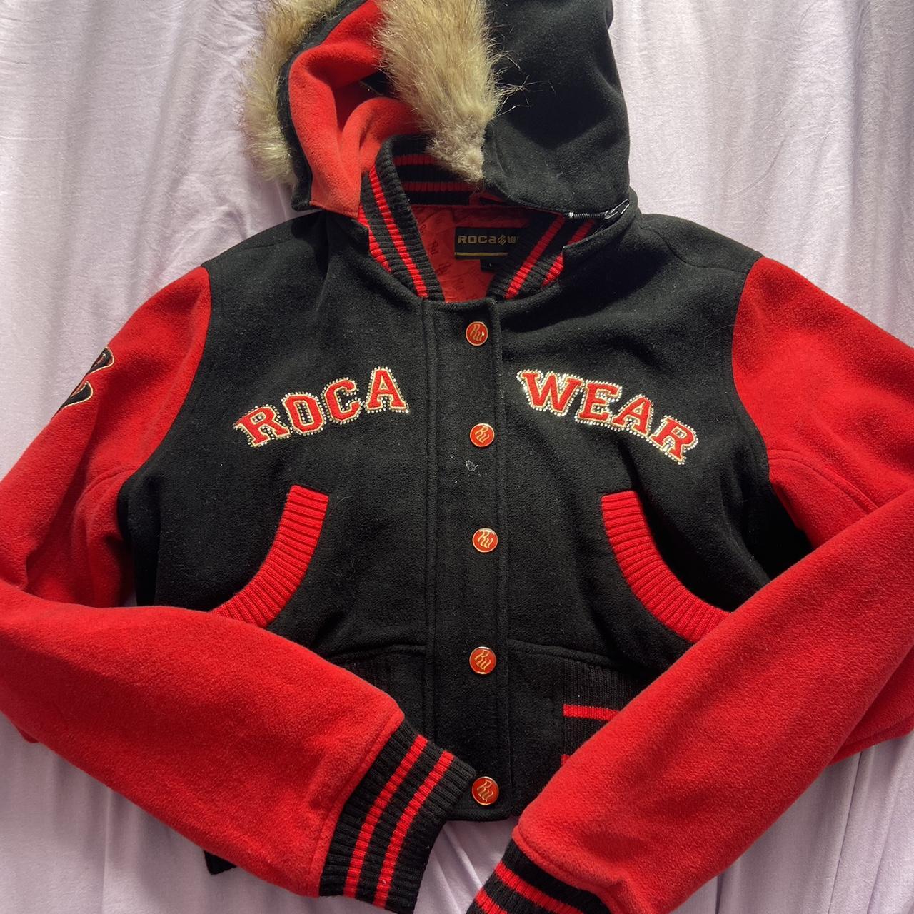 Stunning Y2k Rocawear cropped jacket I’m so sad to... - Depop