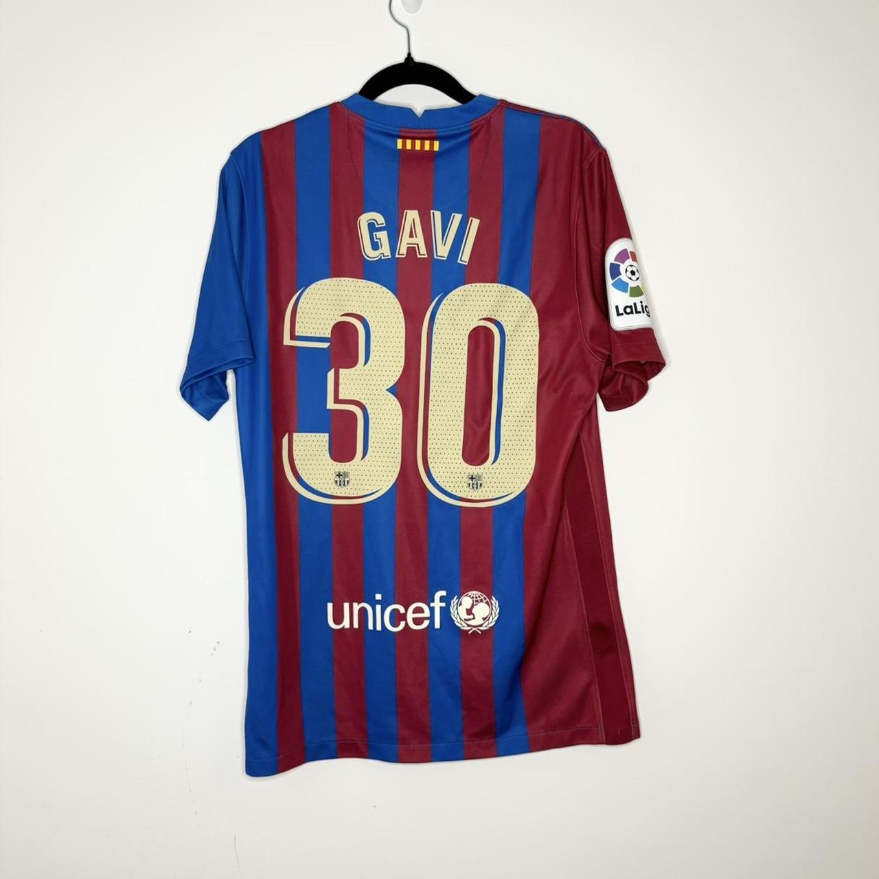 Barcelona 2021/22 Home Shirt Size Small Gavi... - Depop