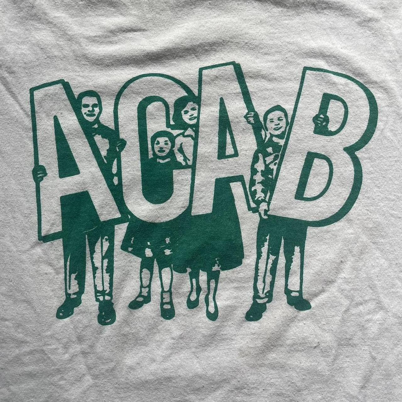 ACAB tee in good condition #acab - Depop
